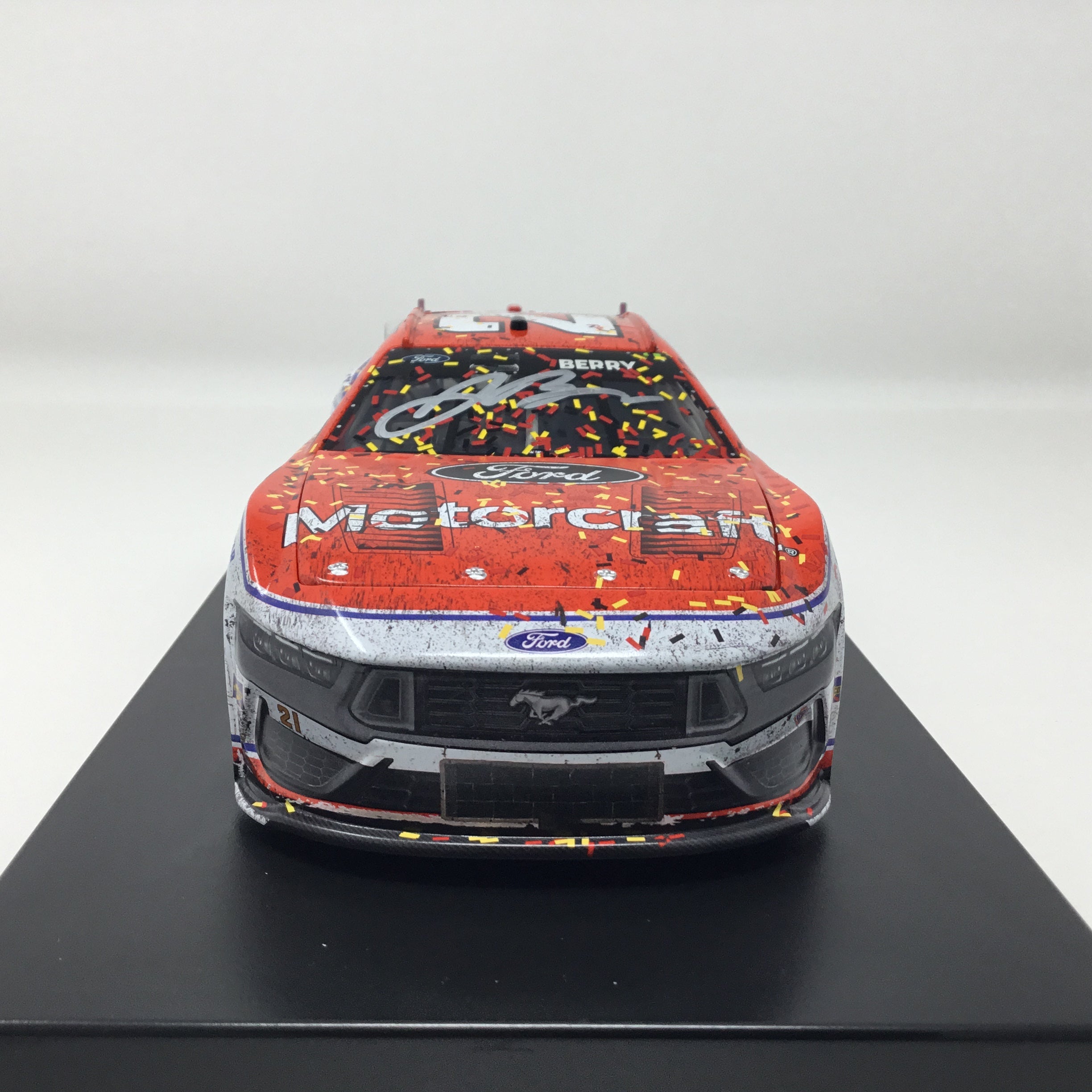 Josh Berry 2025 Motorcraft Las Vegas Race Win Foil Number Autographed 1 ...