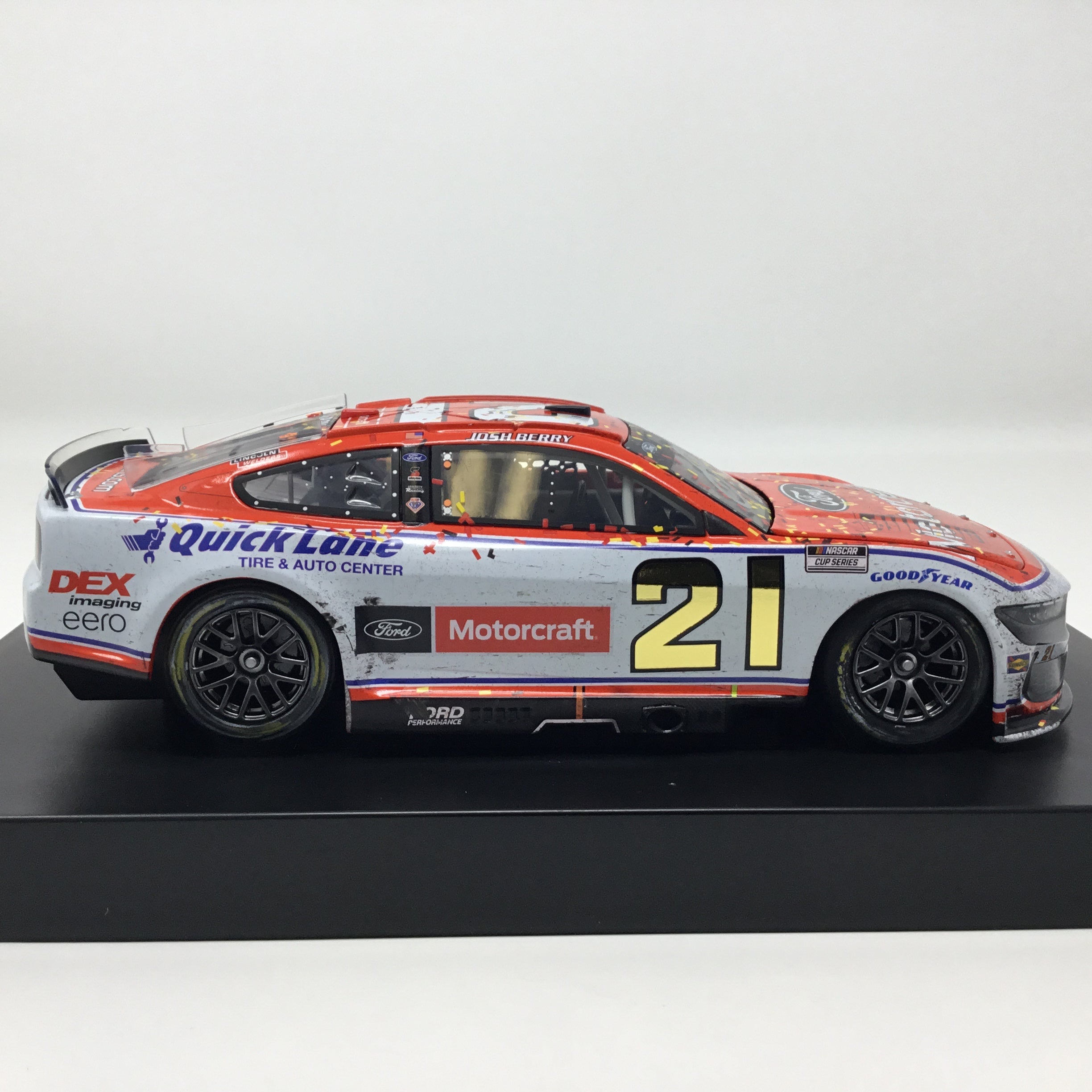 Josh Berry 2025 Motorcraft Las Vegas Race Win Foil Number Autographed 1 ...