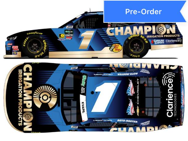 Carson Kvapil 2026 Champion Irrigation Foil Number 1:24 Diecast ...